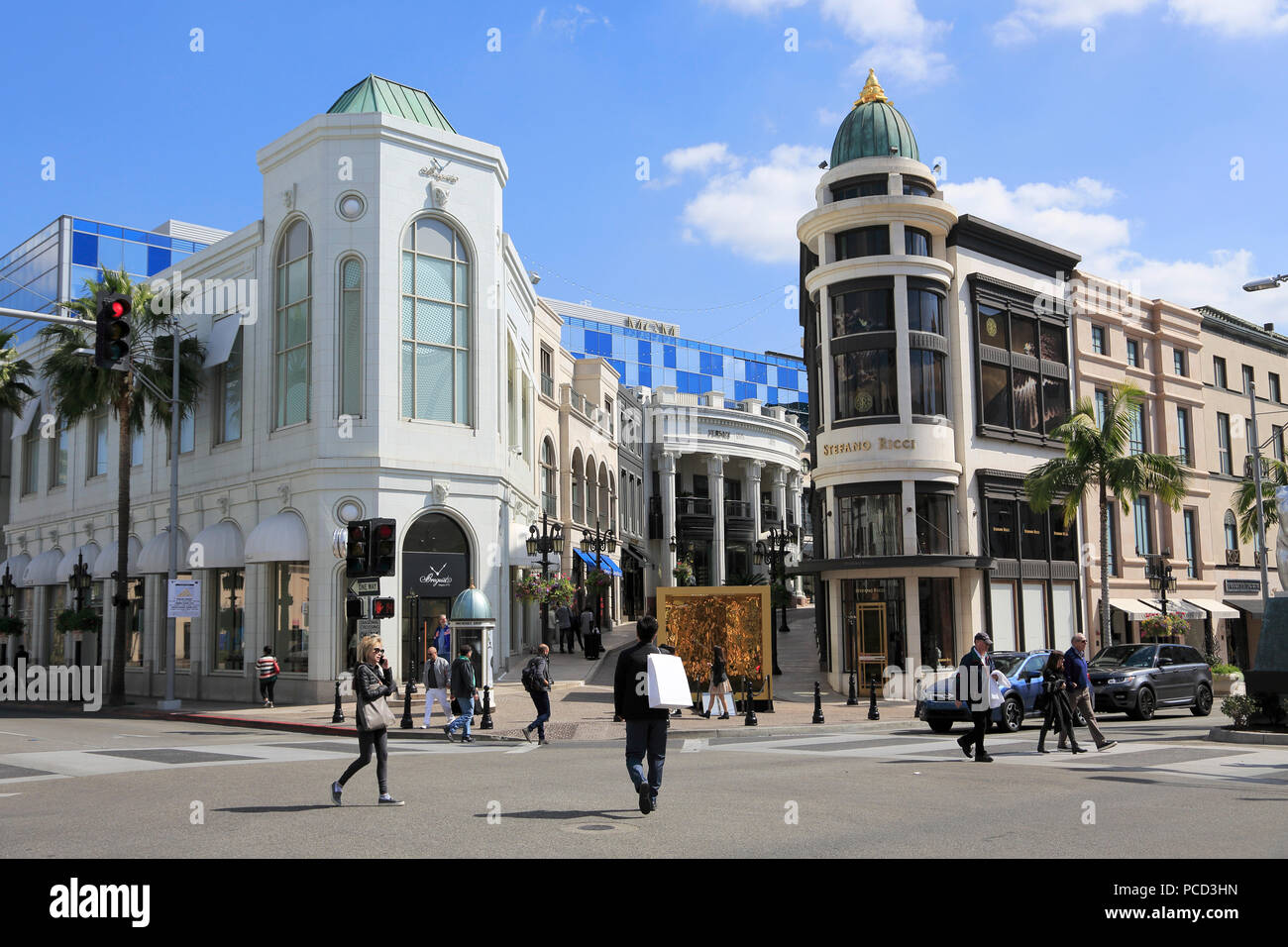 Rodeo Drive, Beverly Hills, Los Angeles, California, United States of ...