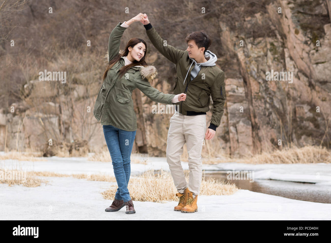 Indian couple romance winter hi-res stock photography and images - Alamy