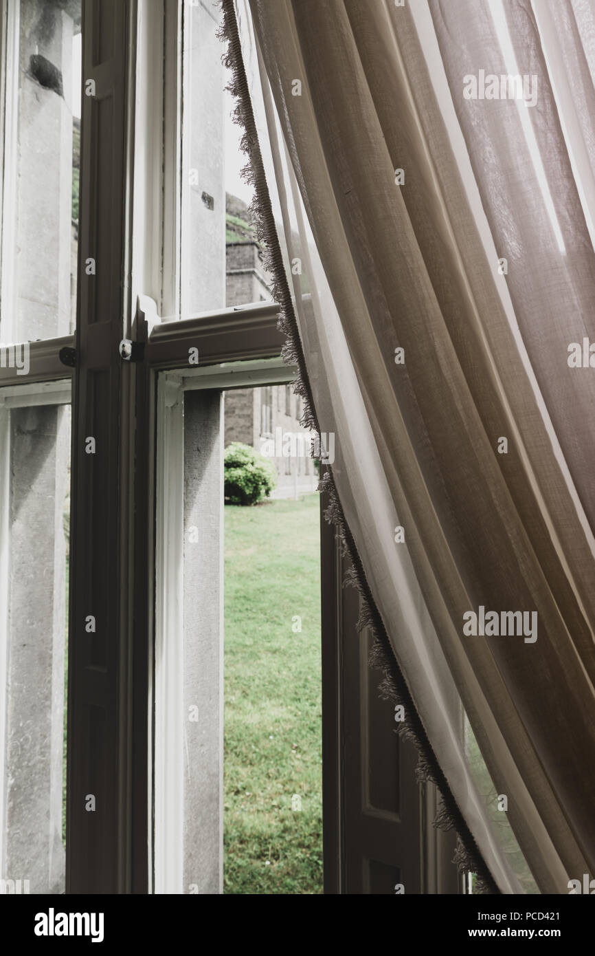 Curtins and Windows Stock Photo - Alamy