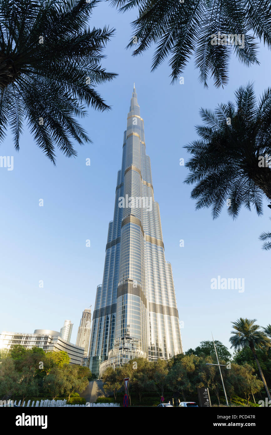 Burj Khalifa, Dubai, United Arab Emirates, Middle East Stock Photo - Alamy