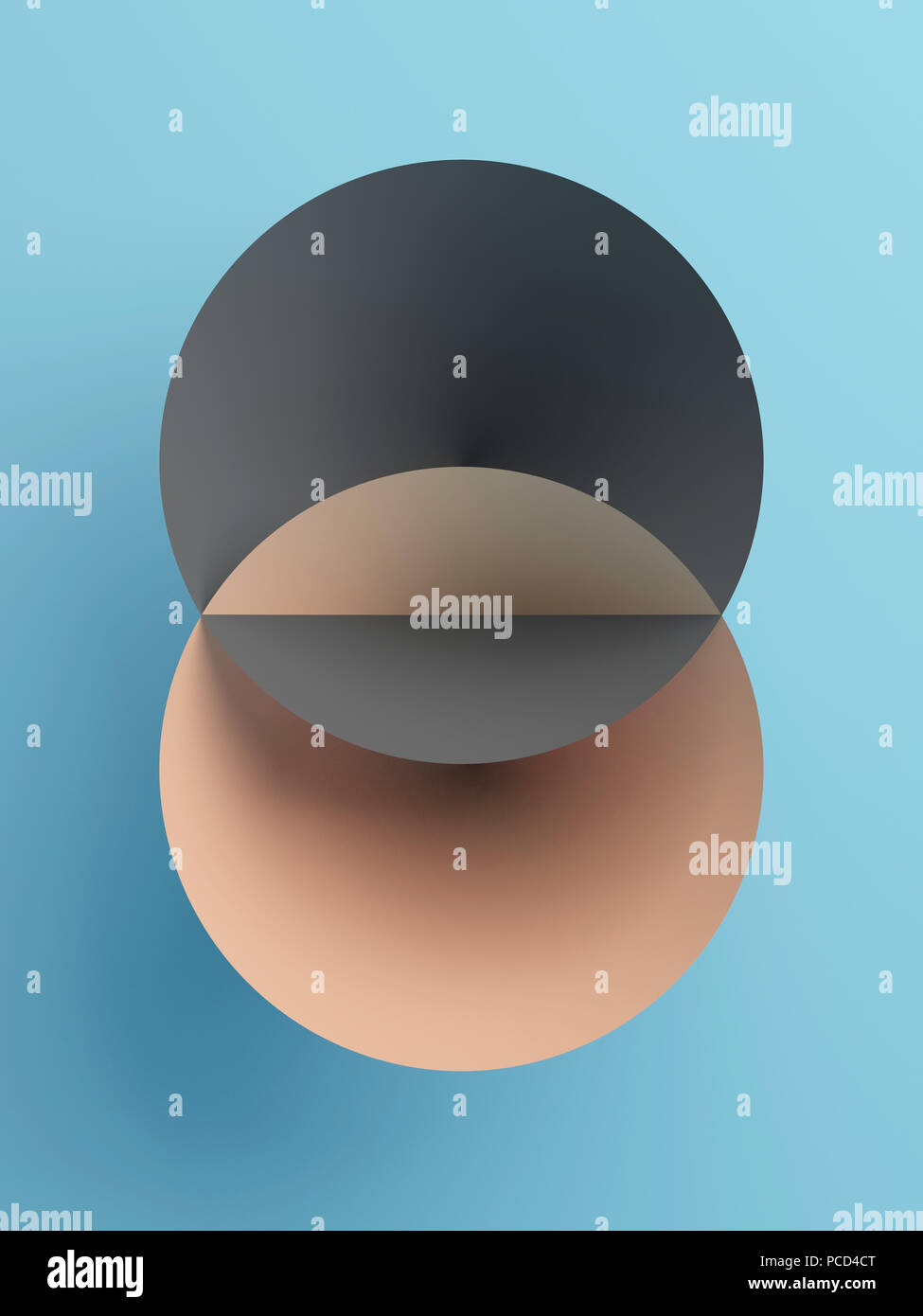 Intersection two cones hi-res stock photography and images - Alamy