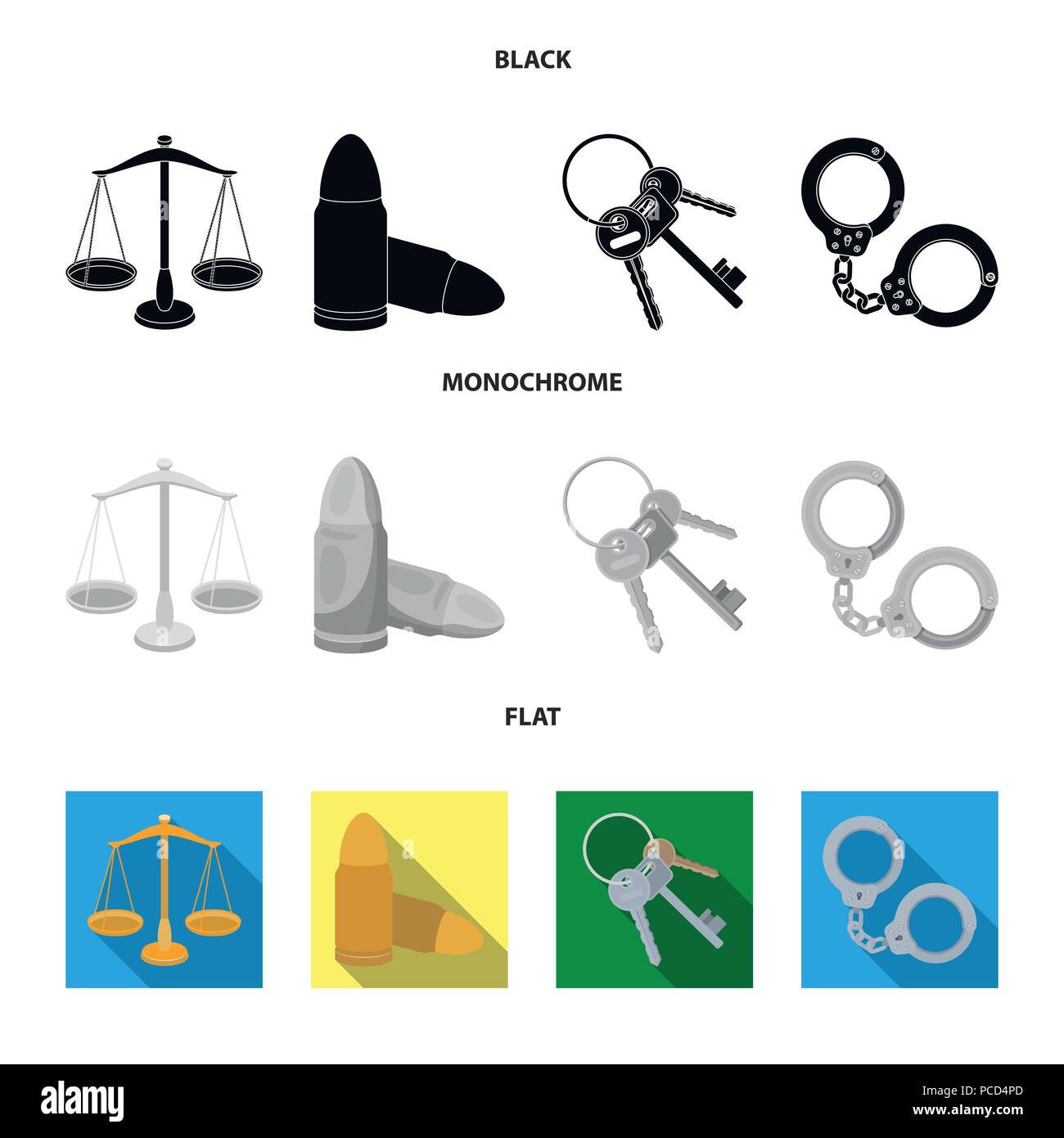 Prison keys Stock Vector Images - Alamy