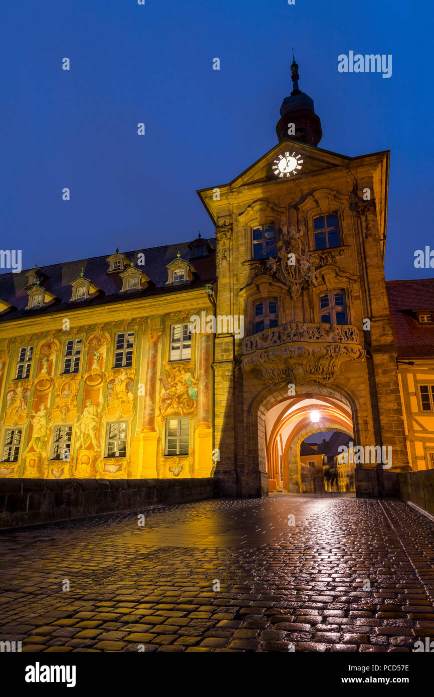 The old town hall of Bamberg, UNESCO World Heritage Site, Upper ...