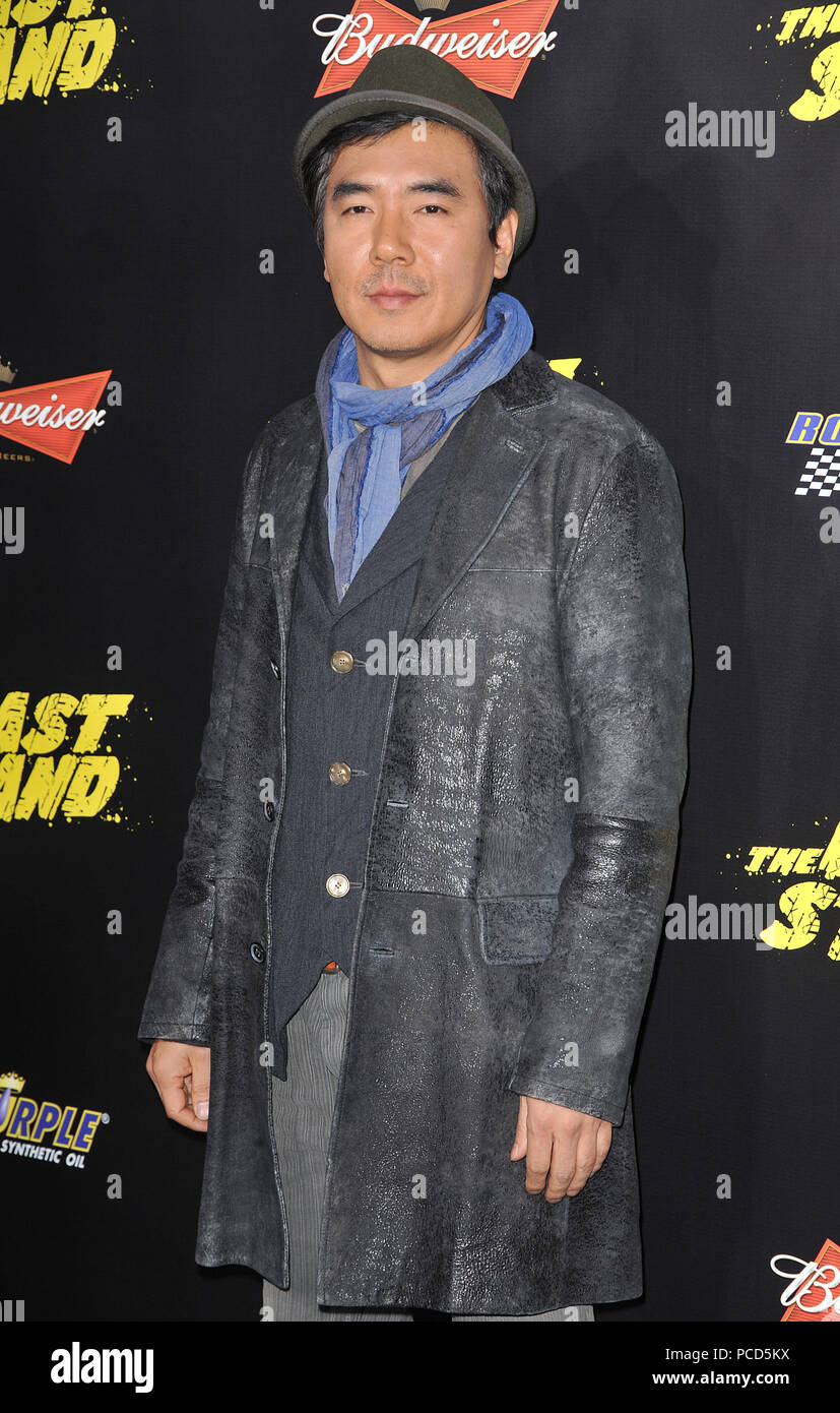 Kim Jee-Woon - director at the Last Stand Premiere at the Chinese ...