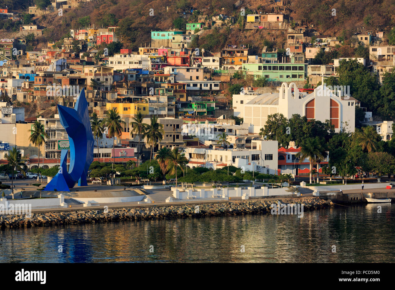 Sailfish Monument, Manzanillo City, Colima State, Mexico, North America ...