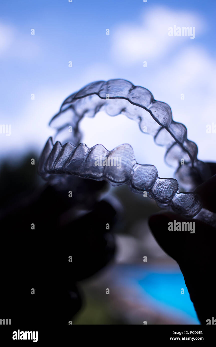 Invisible clear dental teeth aligner straighteners for orthodontic ...