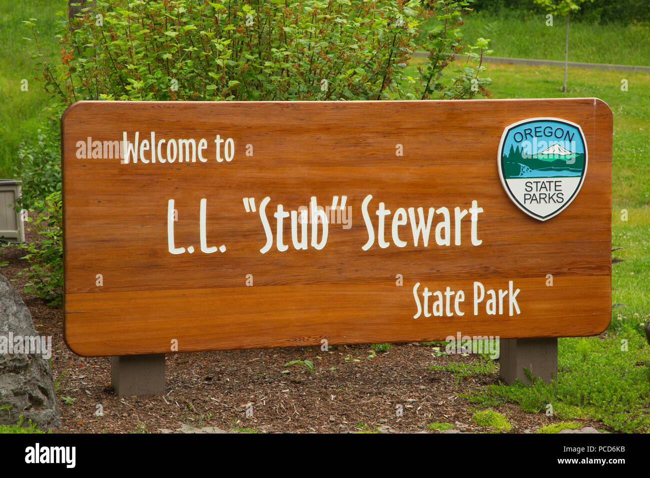 Oregon state park sign hi-res stock photography and images - Alamy