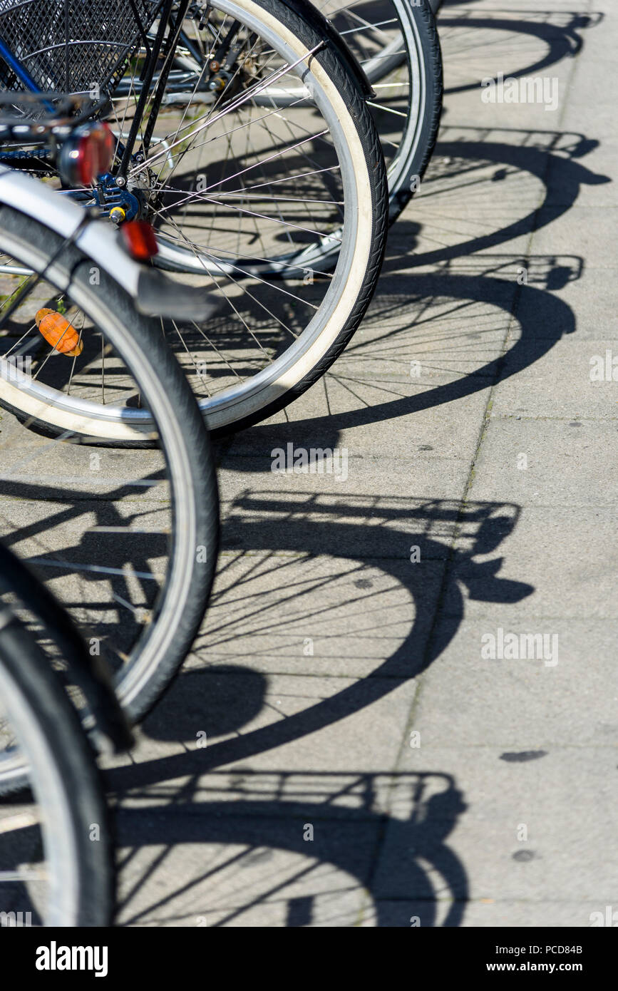 15-08-15, Lund, Sweden. Bicycles. Photo © Simon Grosset Stock Photo - Alamy