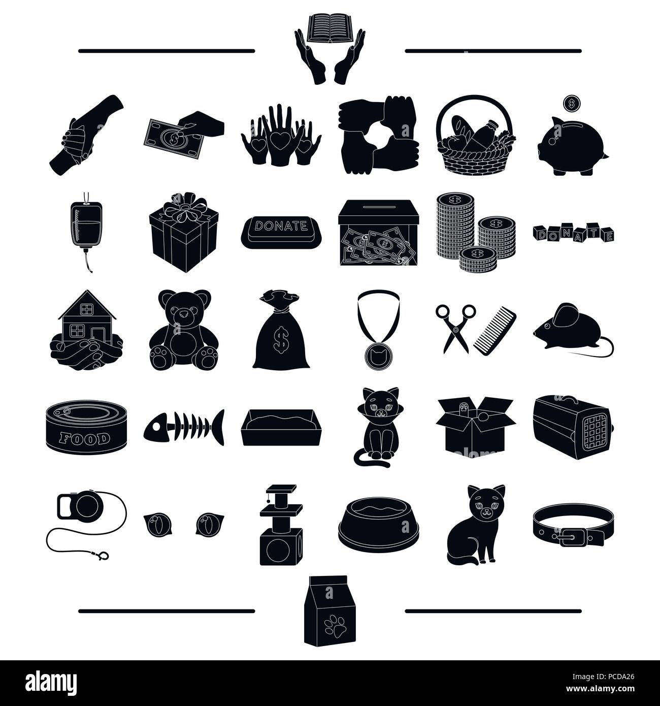 Business, holiday, casino and other icon in black style.communication ...