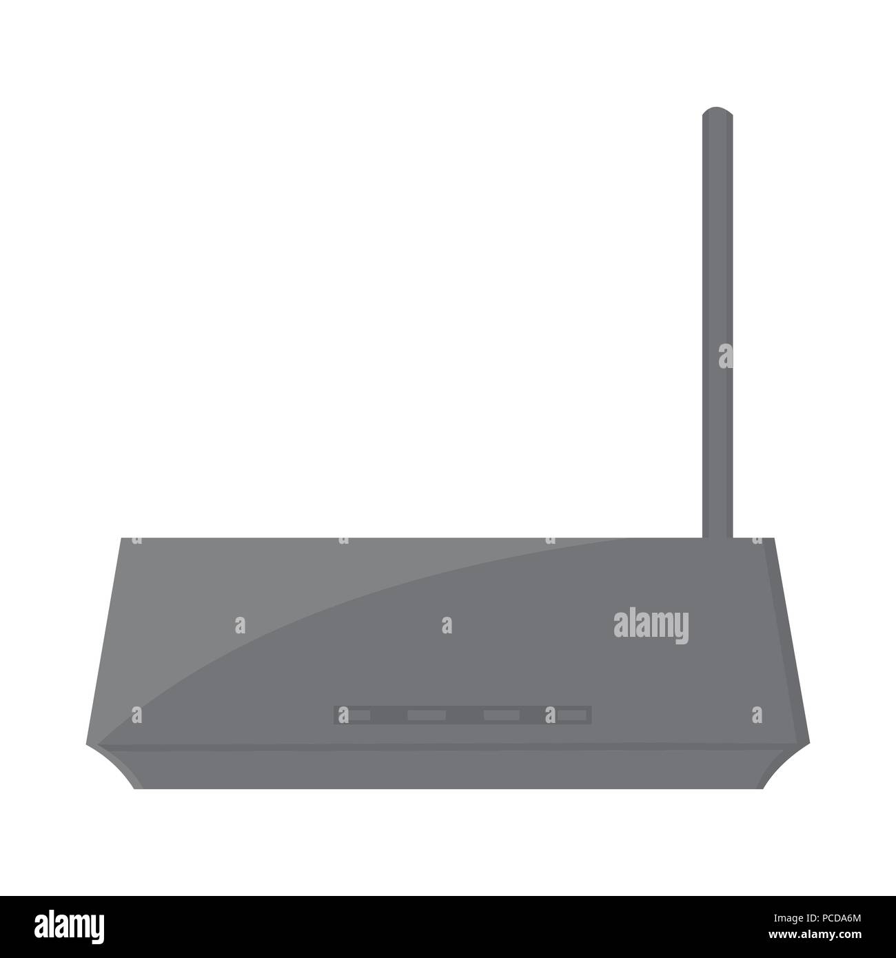 Router icon in cartoon style isolated on white background. Personal ...