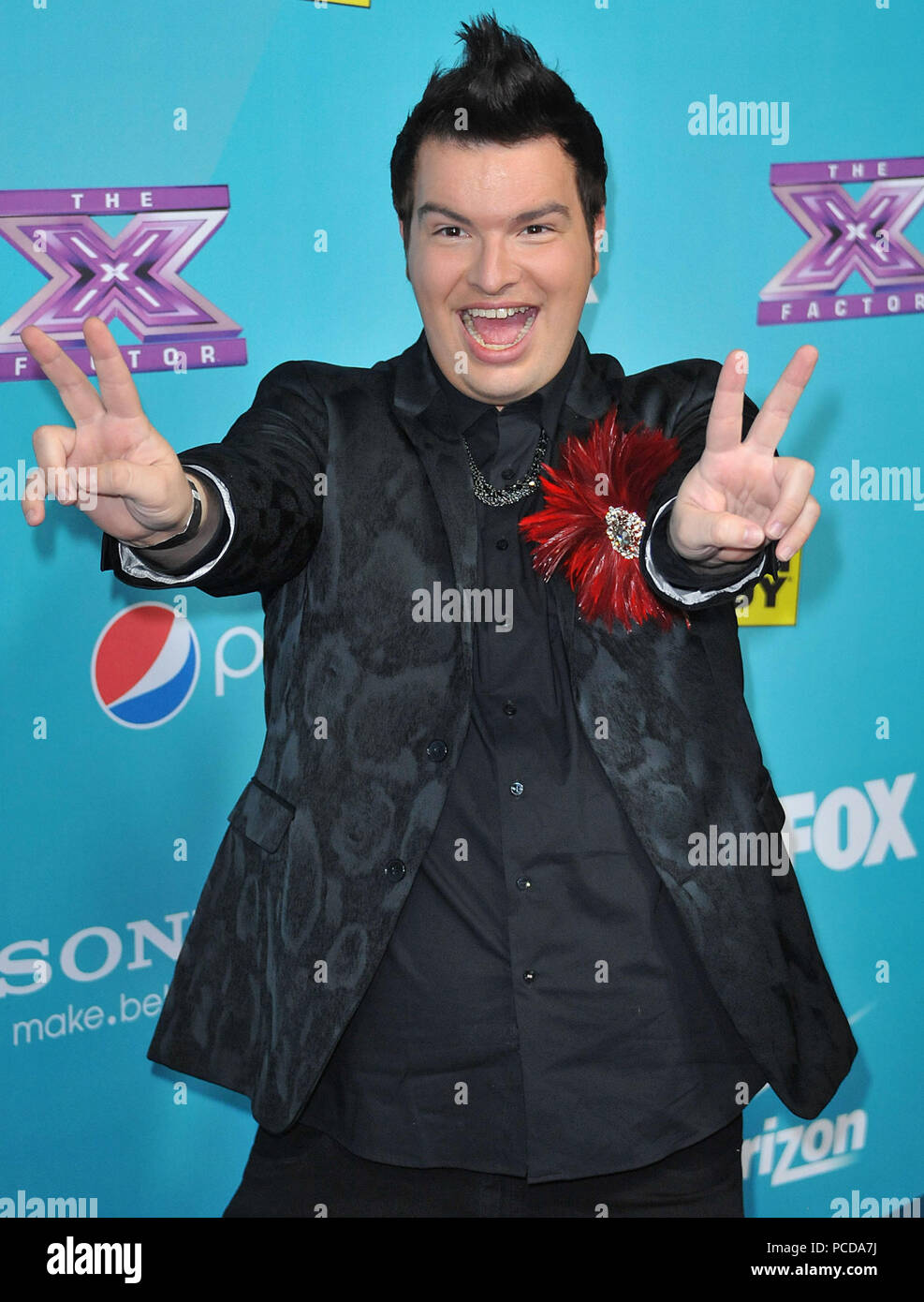 Jason Brock the X-Factor Finalists Party at the SLS Hotel in Los ...