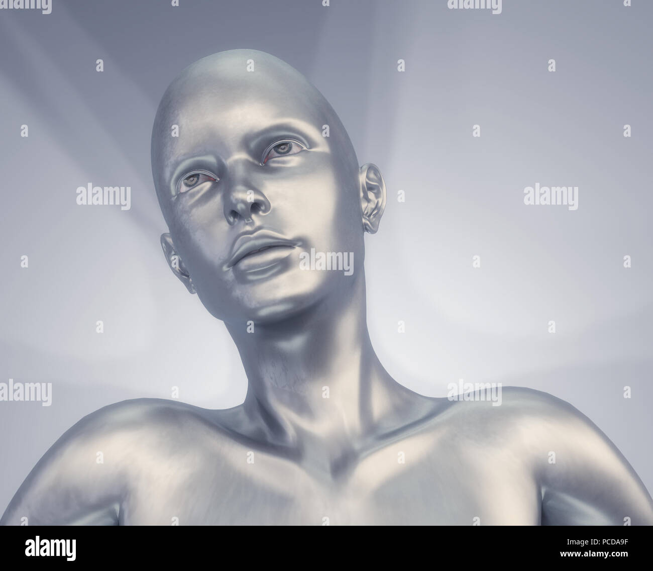 3d render human shattered hi-res stock photography and images - Alamy