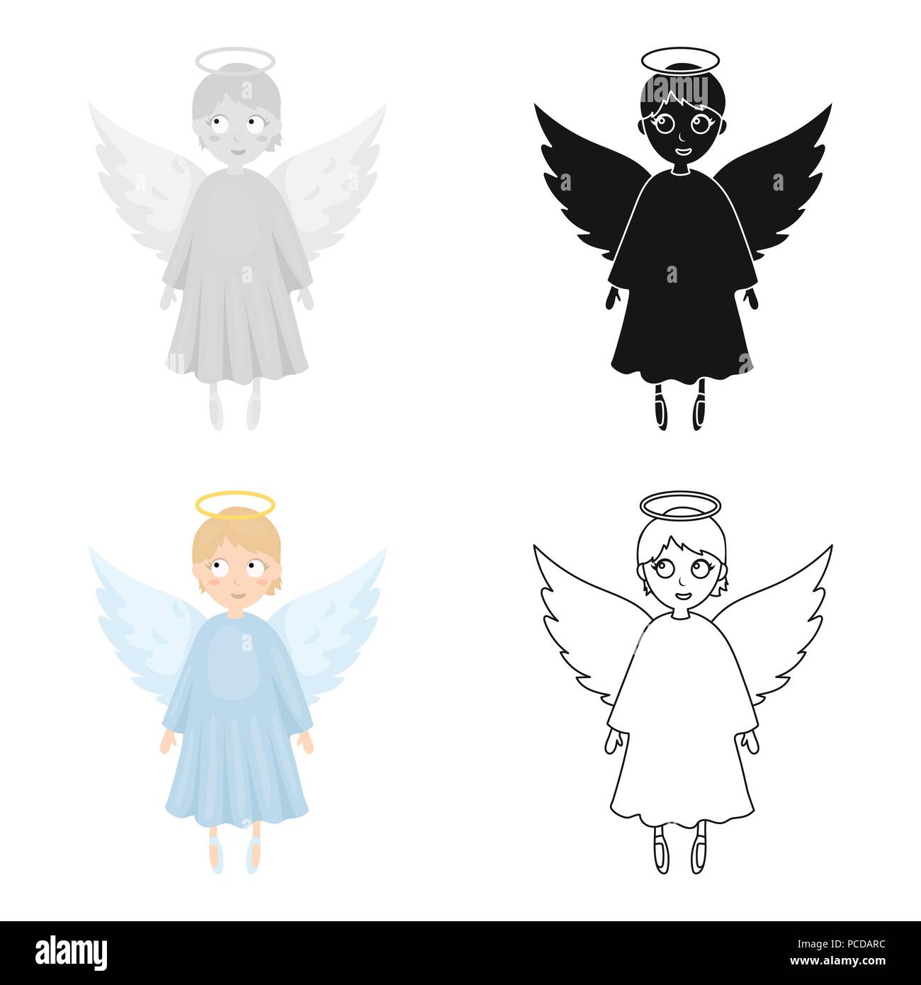 Soul icon in cartoon design isolated on white background. Funeral ...