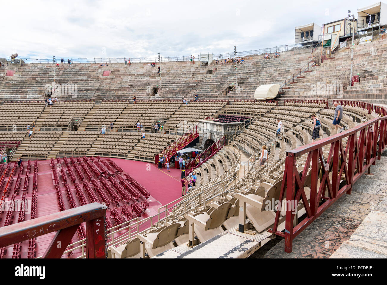 Giuseppe Verdi Aida Opera stage setup set, Arena Verona Italy Verona ...