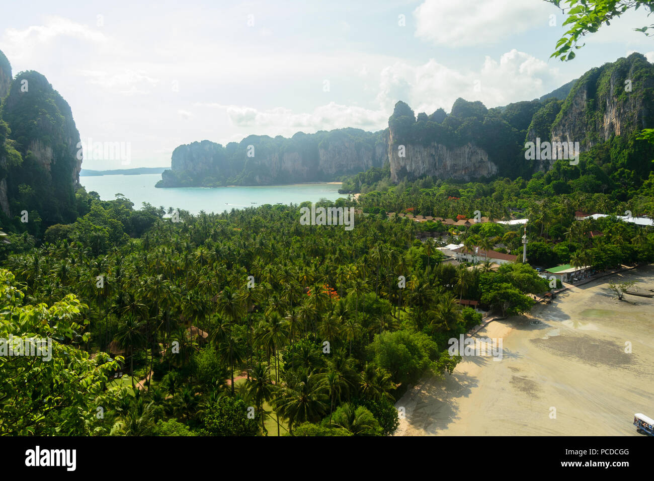 Beautiful view of Railay, Krabi, Thailand Stock Photo - Alamy