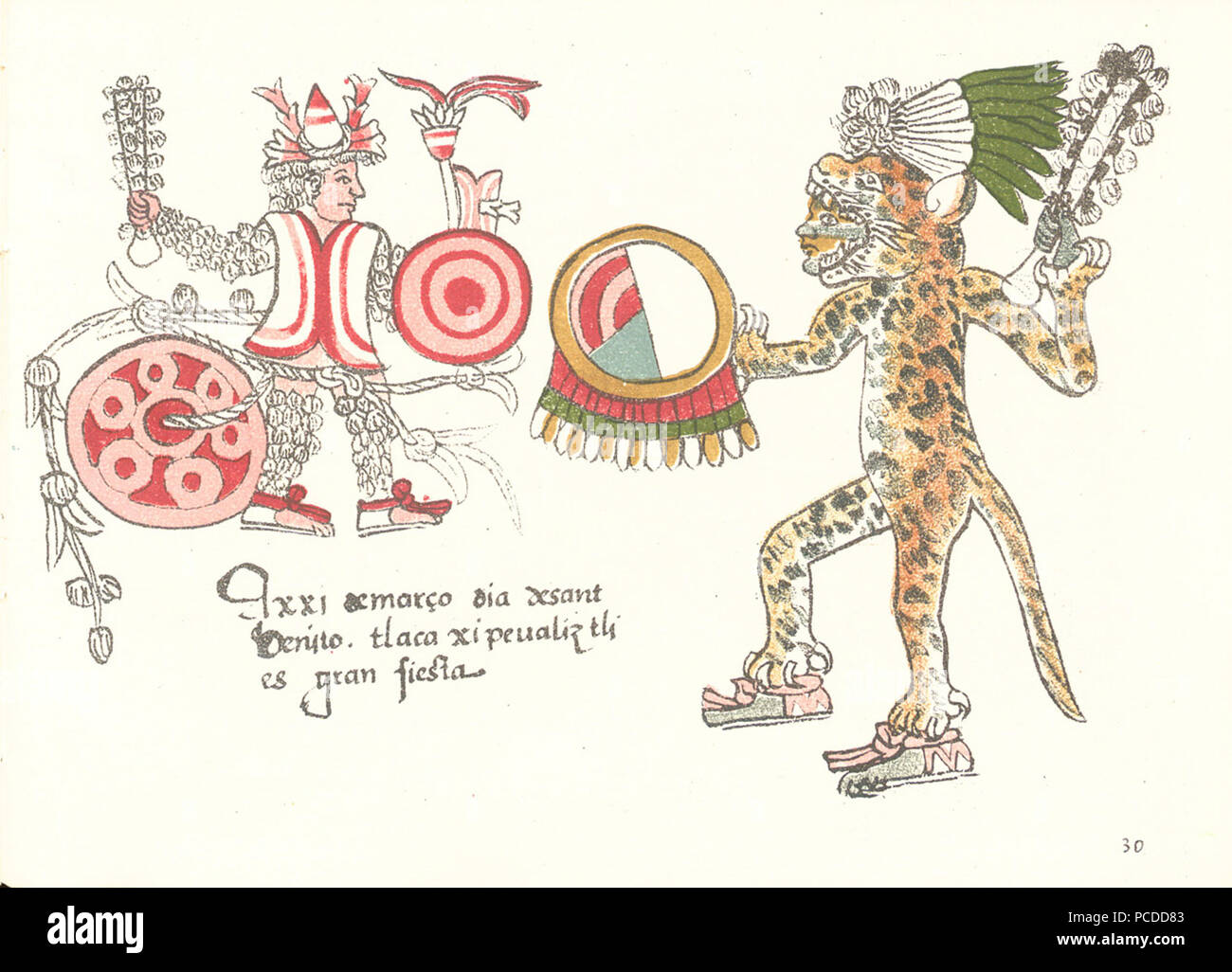 Aztec codex magliabechiano hi-res stock photography and images - Alamy