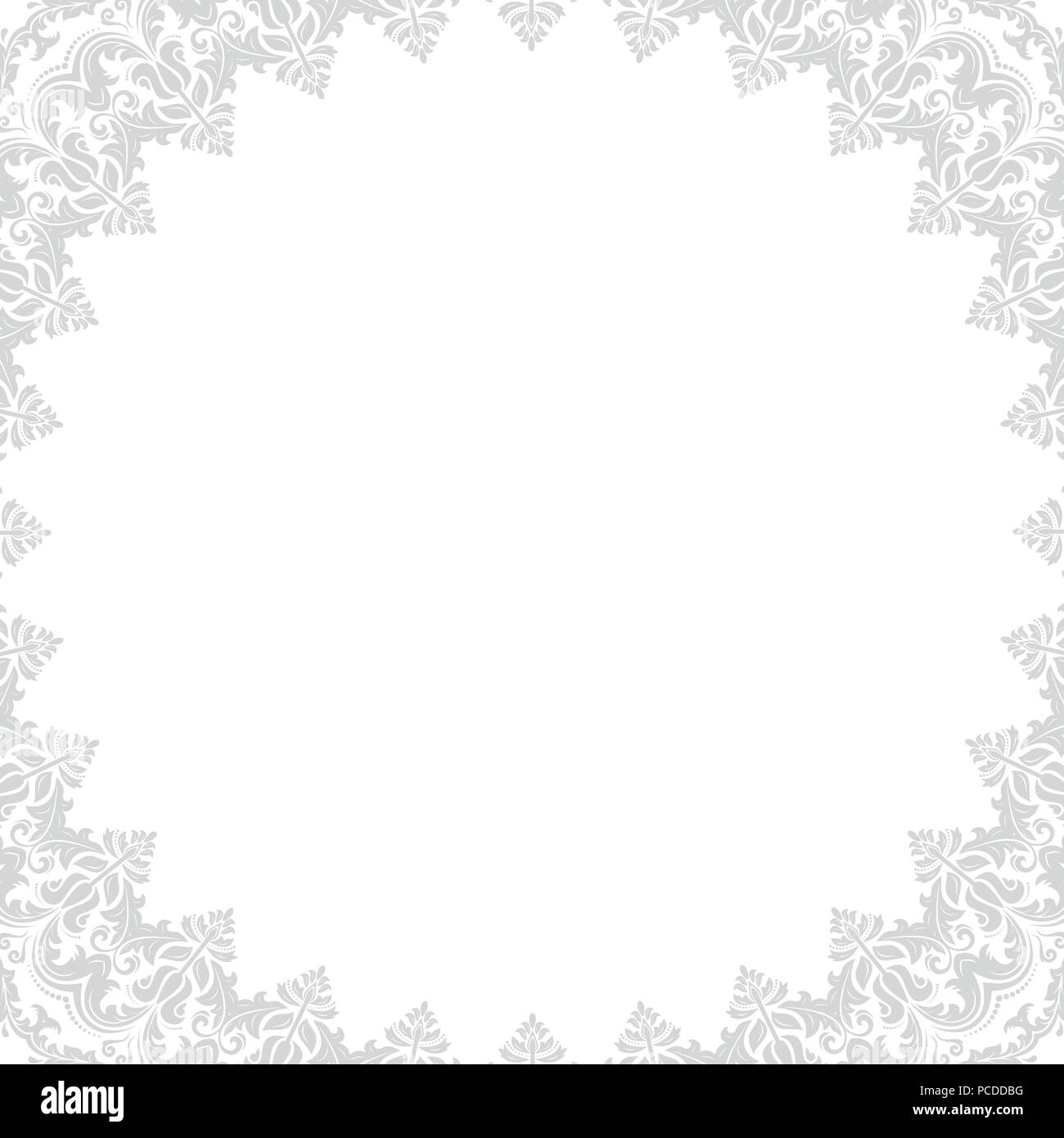 Floral Vector Fine Frame Stock Vector Image & Art - Alamy