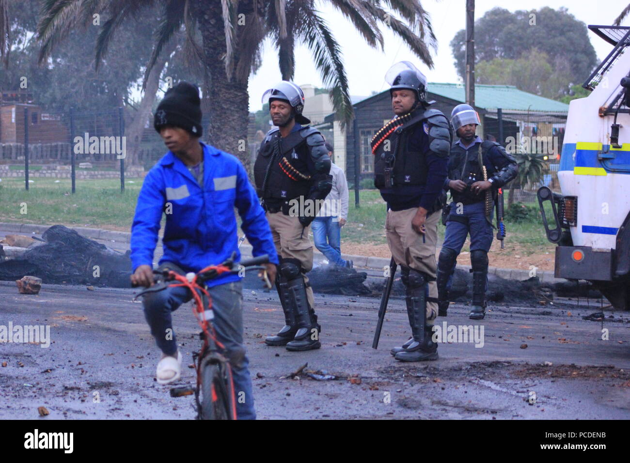 Cape Town, The boy that missed the Bullet Stock Photo - Alamy