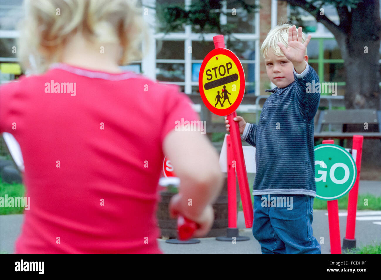 A road safety course at a school in Littlehampton Stock Photo - Alamy