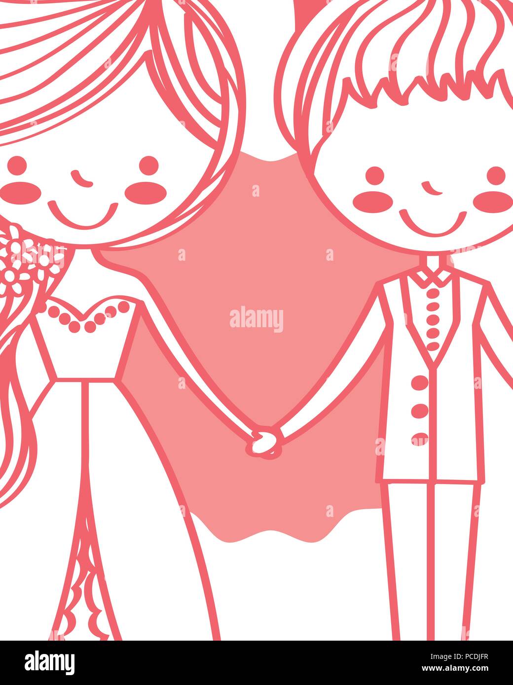 Cute Wedding Drawing