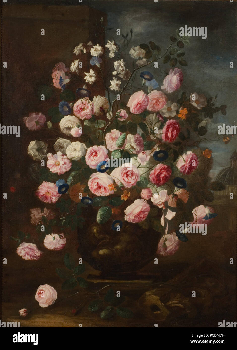 78 Roses in an Urn (Carel de Vogelaer) - Nationalmuseum - 18480 Stock ...