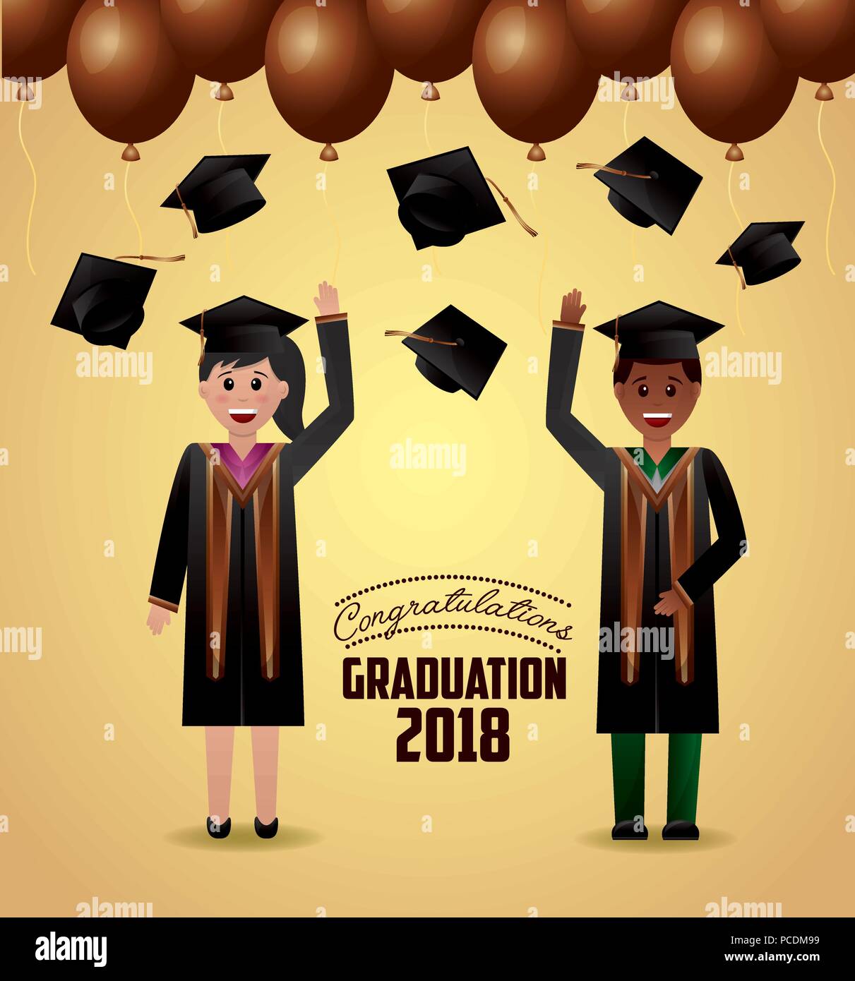 congratulations graduation card Stock Vector Image & Art - Alamy