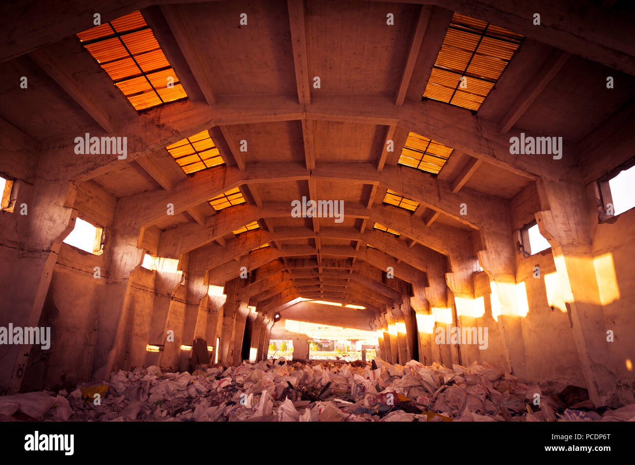 Abandoned Old Factory Stock Photo - Alamy