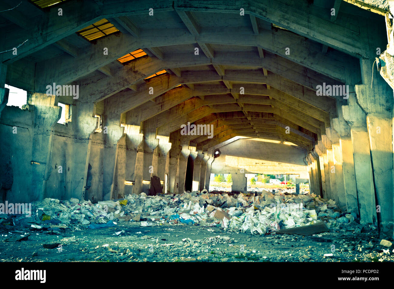 Abandoned Old Factory Stock Photo - Alamy
