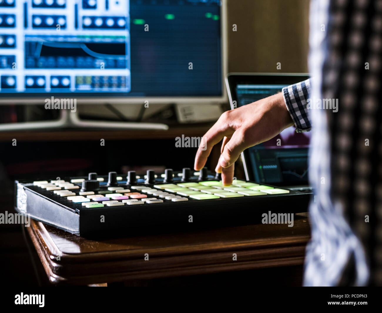 Digital music score hi-res stock photography and images - Alamy