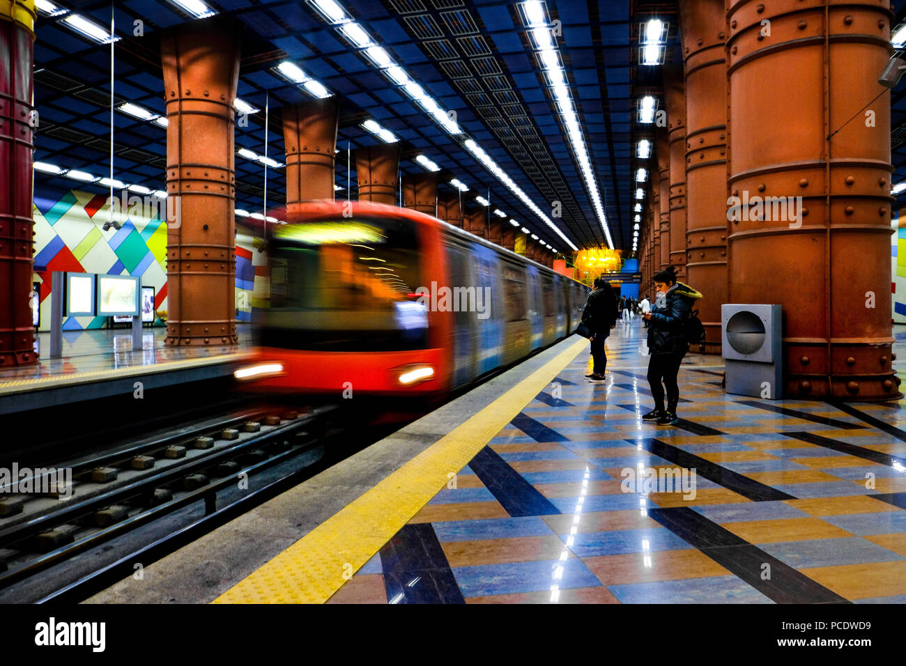 Metro, train stations public massive transportation is a wonderful ...