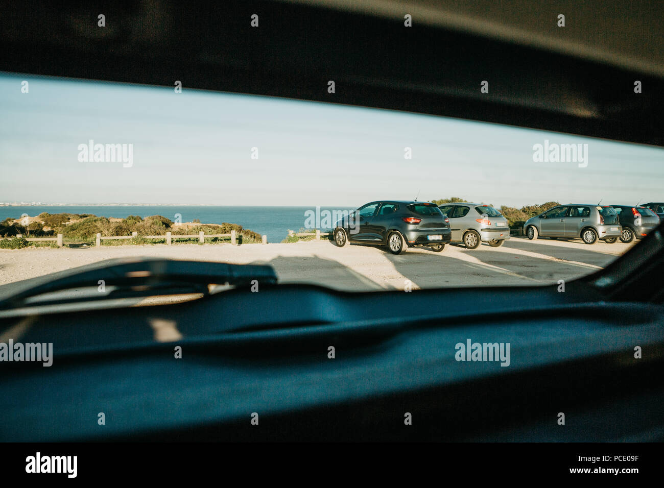 Looking Through Car Windscreen Stock Photos & Looking Through Car ...