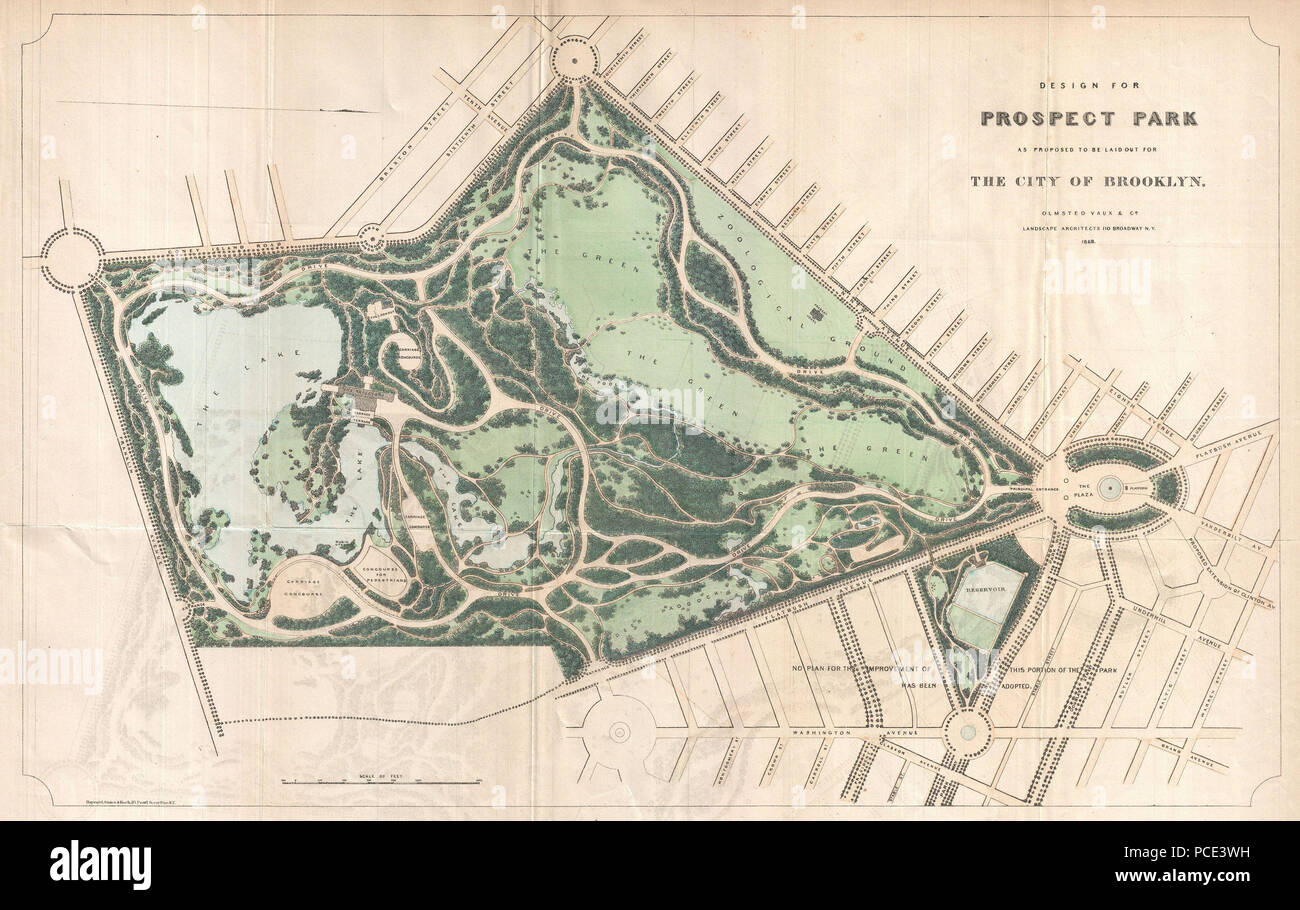 Bishop map of brooklyn hi-res stock photography and images - Alamy