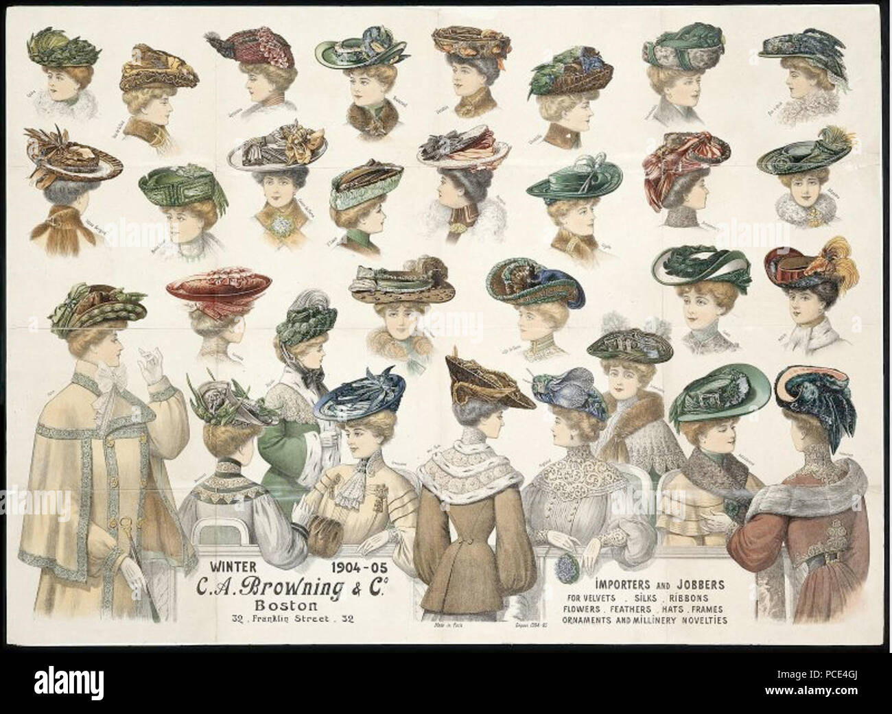 Hats 1900s hi-res stock photography and images - Alamy