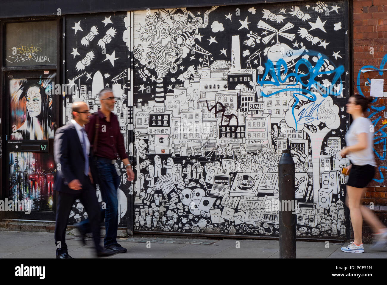 Brick lane area hi-res stock photography and images - Alamy
