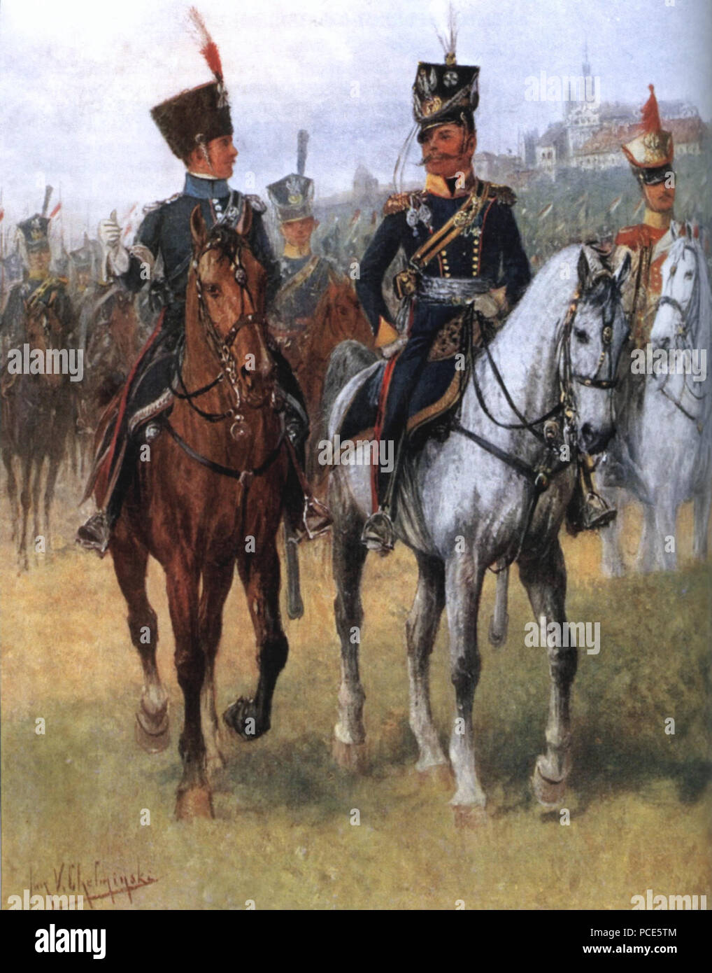 18 7th Uhlan Regiment of Duchy of Warsaw Stock Photo - Alamy