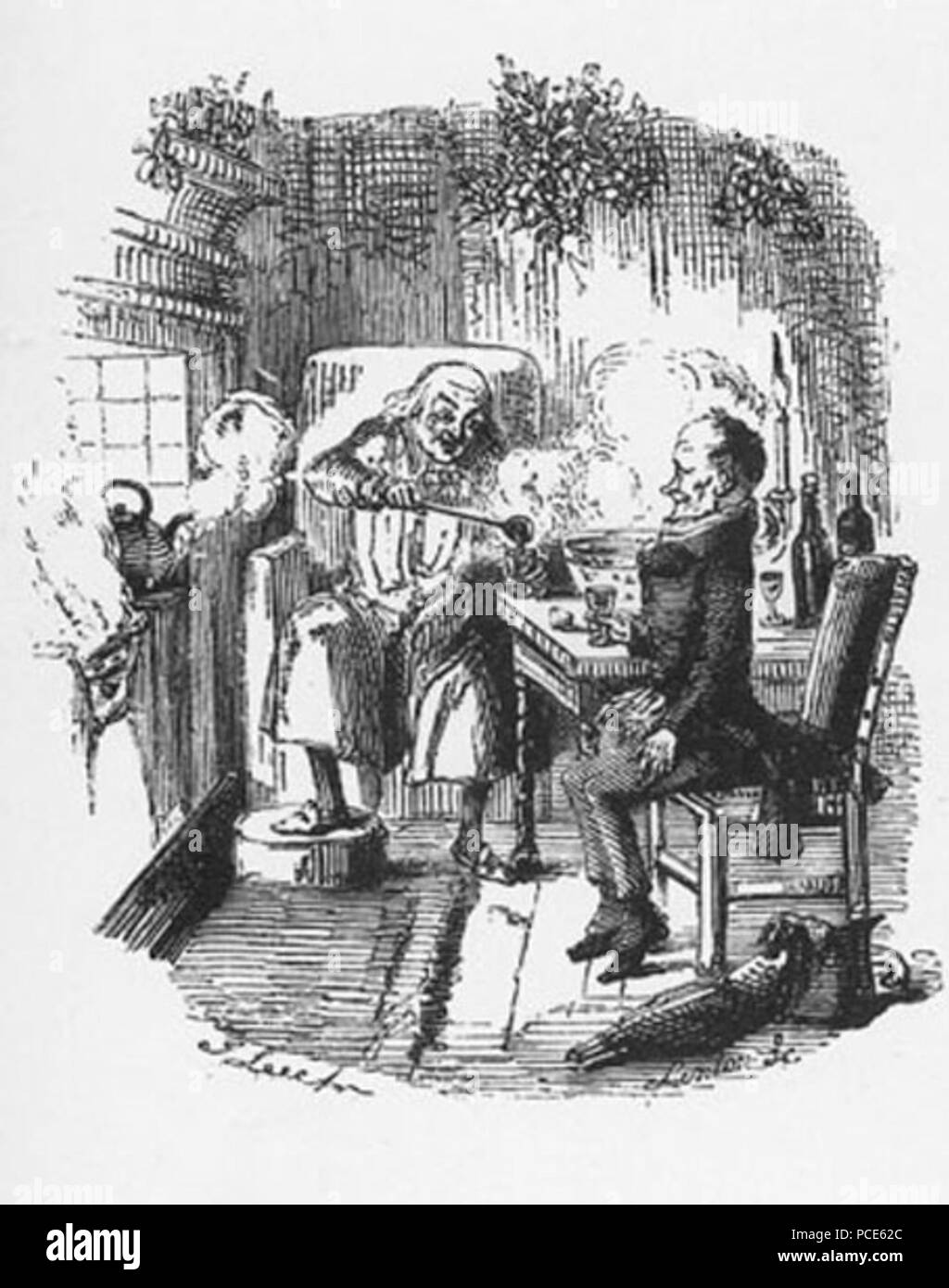 19 A Christmas Carol Scrooge And Bob Cratchit After Scrooges