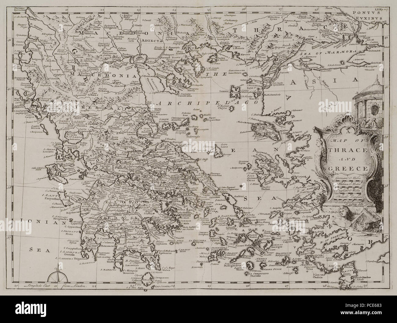 Thrace map hi-res stock photography and images - Alamy