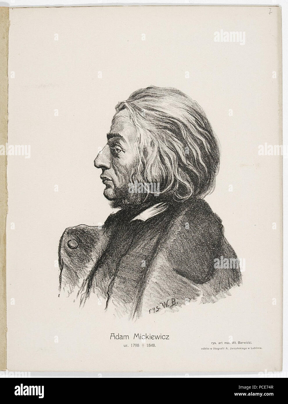 26 Adam Mickiewicz by Barwicki Stock Photo - Alamy
