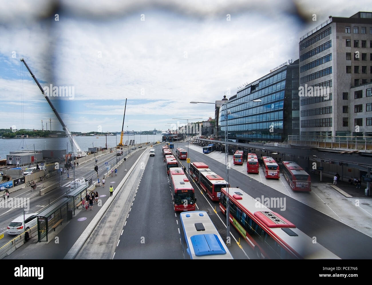Stockholm skyline cranes hi-res stock photography and images - Alamy