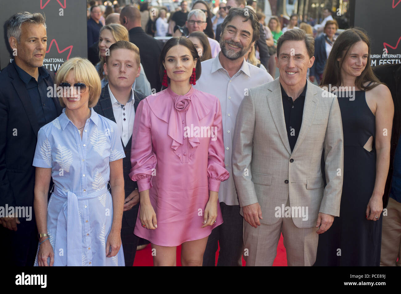 Celebrities attend "Swimming with men Premiere " at Edinburgh ...