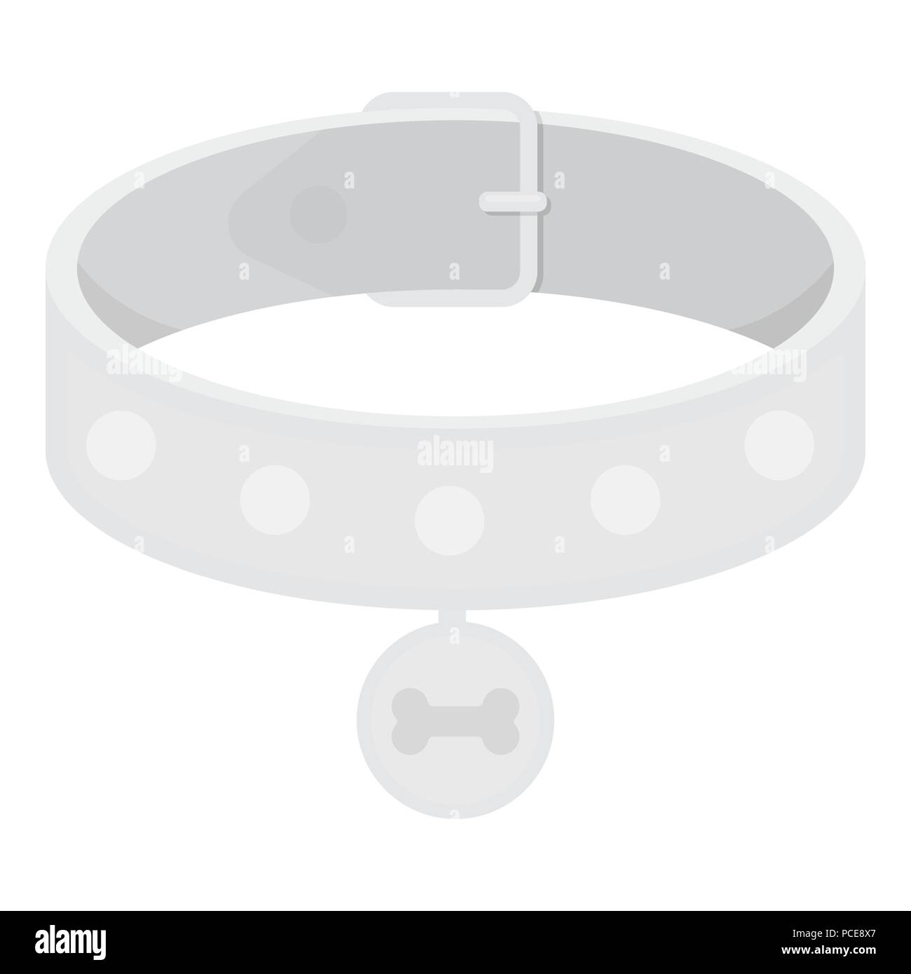 Dog in neck collar Cut Out Stock Images & Pictures - Alamy