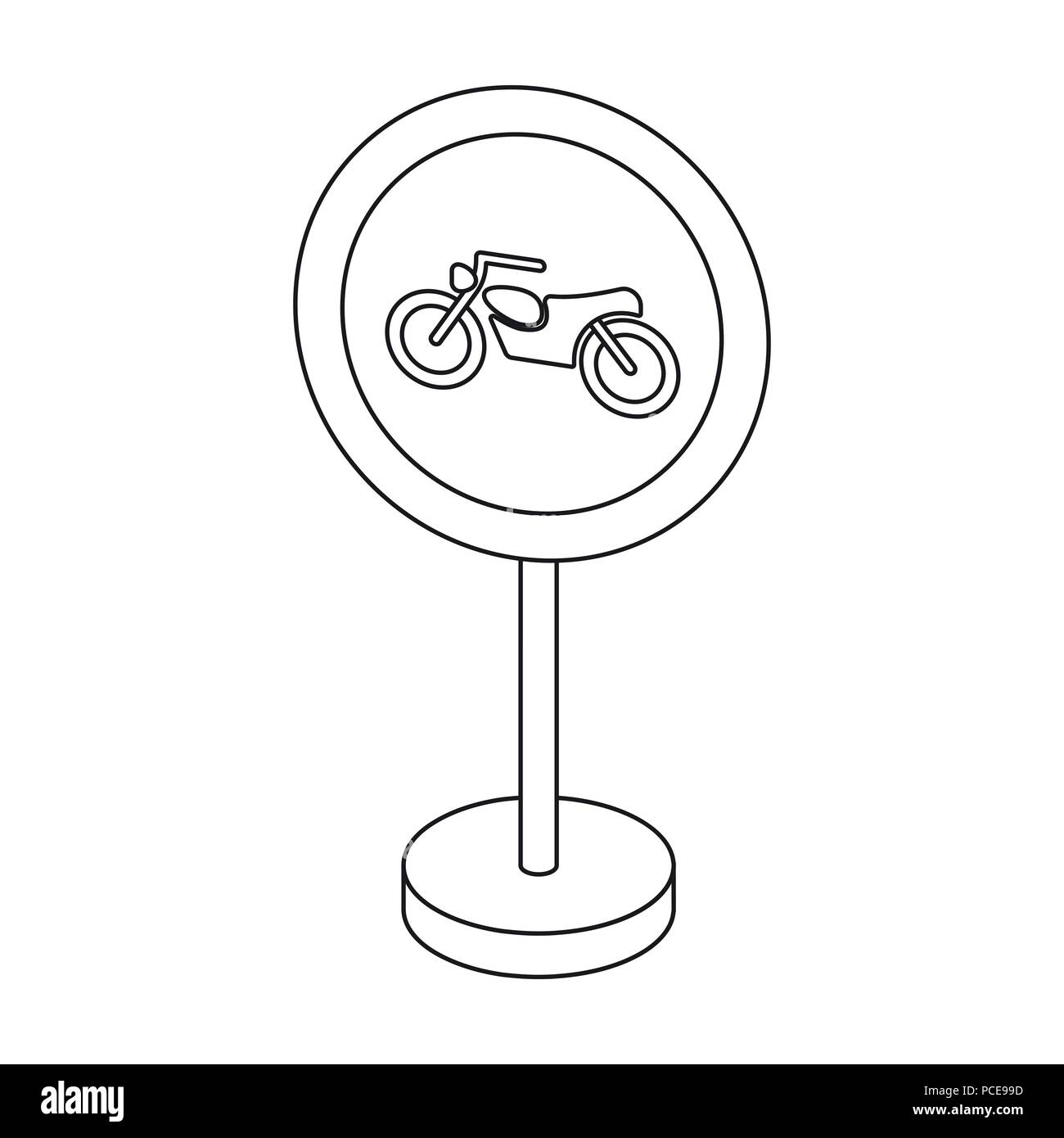 Prohibitory traffic sign in Stock Vector Images - Alamy