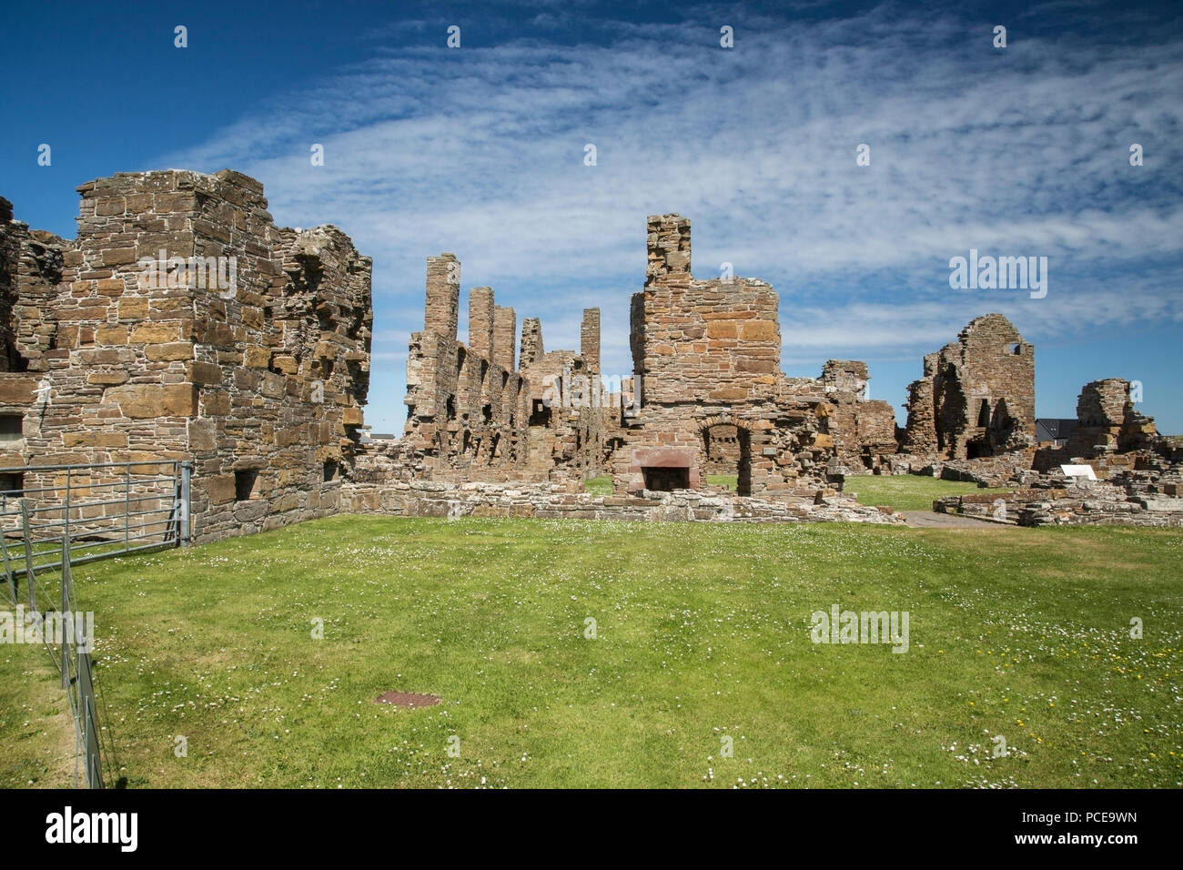 view of Earls Palace, Birsay, Orkney, Scotland Stock Photo - Alamy