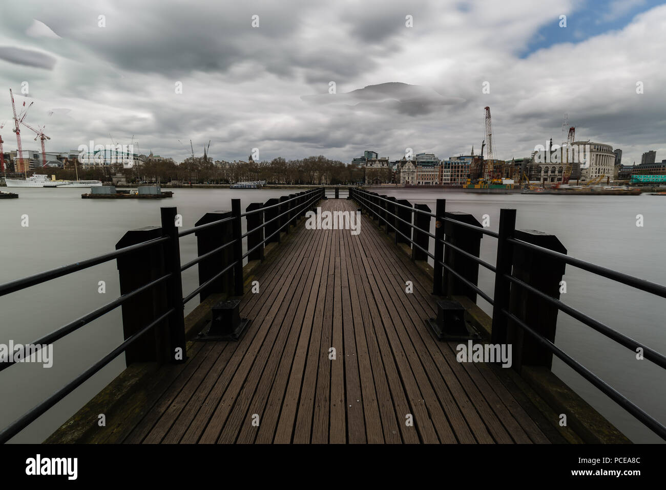 River thames pier hi-res stock photography and images - Alamy