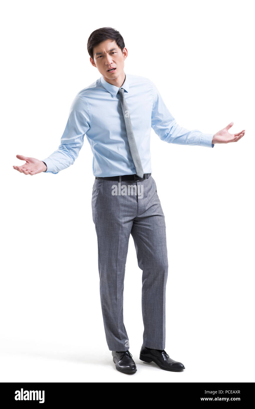 Angry Chinese businessman shrugging Stock Photo - Alamy Angry Chinese businessman shrugging Stock Photo - Alamy
