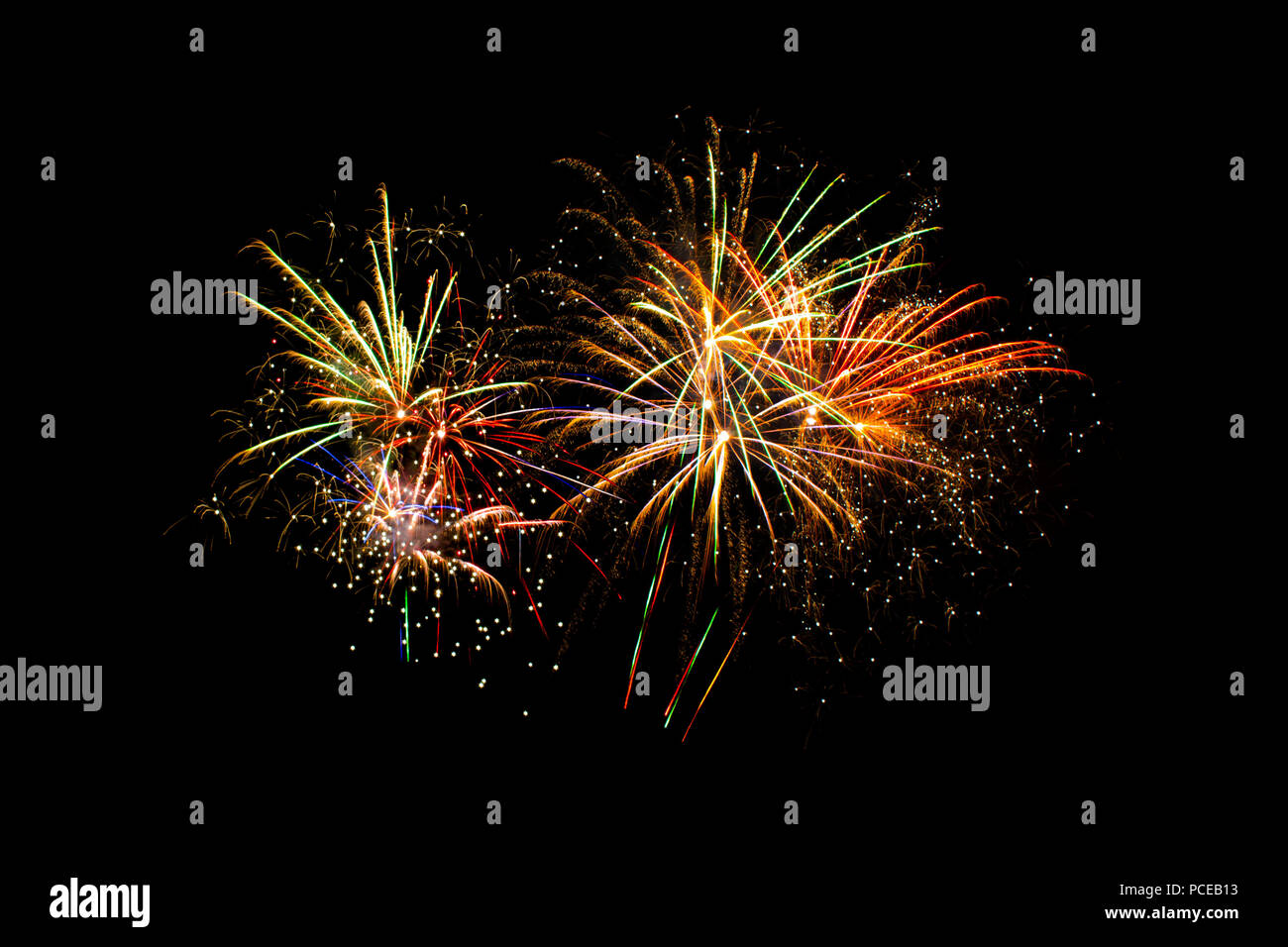 Colourful night sky hi-res stock photography and images - Alamy