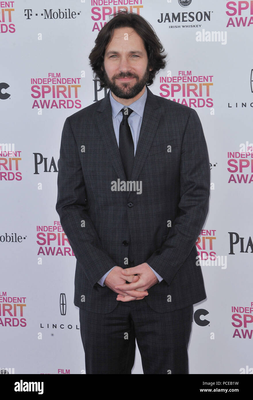 Paul Rudd arriving at the 28th annual Film Independent Spirit Awards in ...