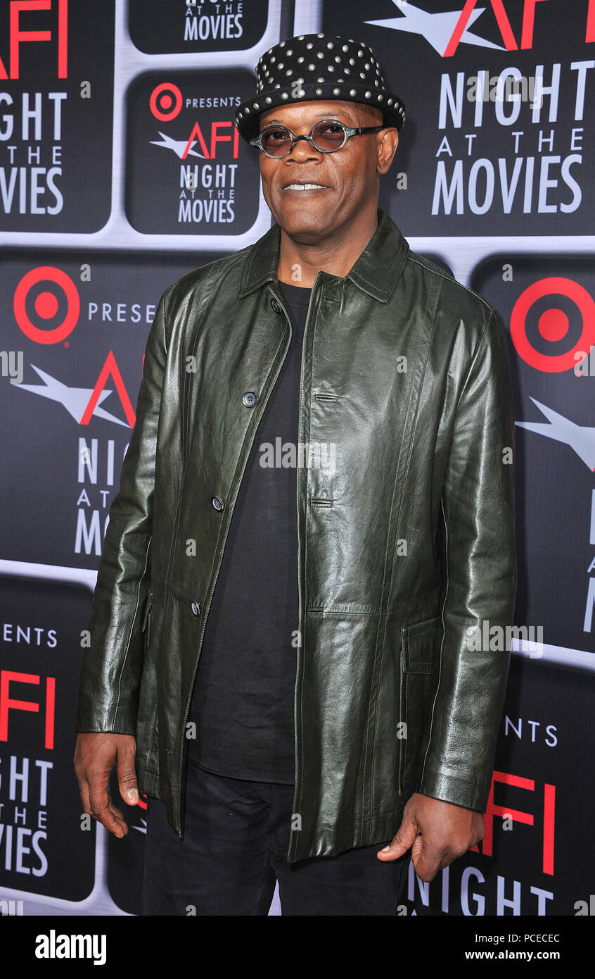 Samuel Jackson arriving the the AFI Night at the Movies at the Arclight ...