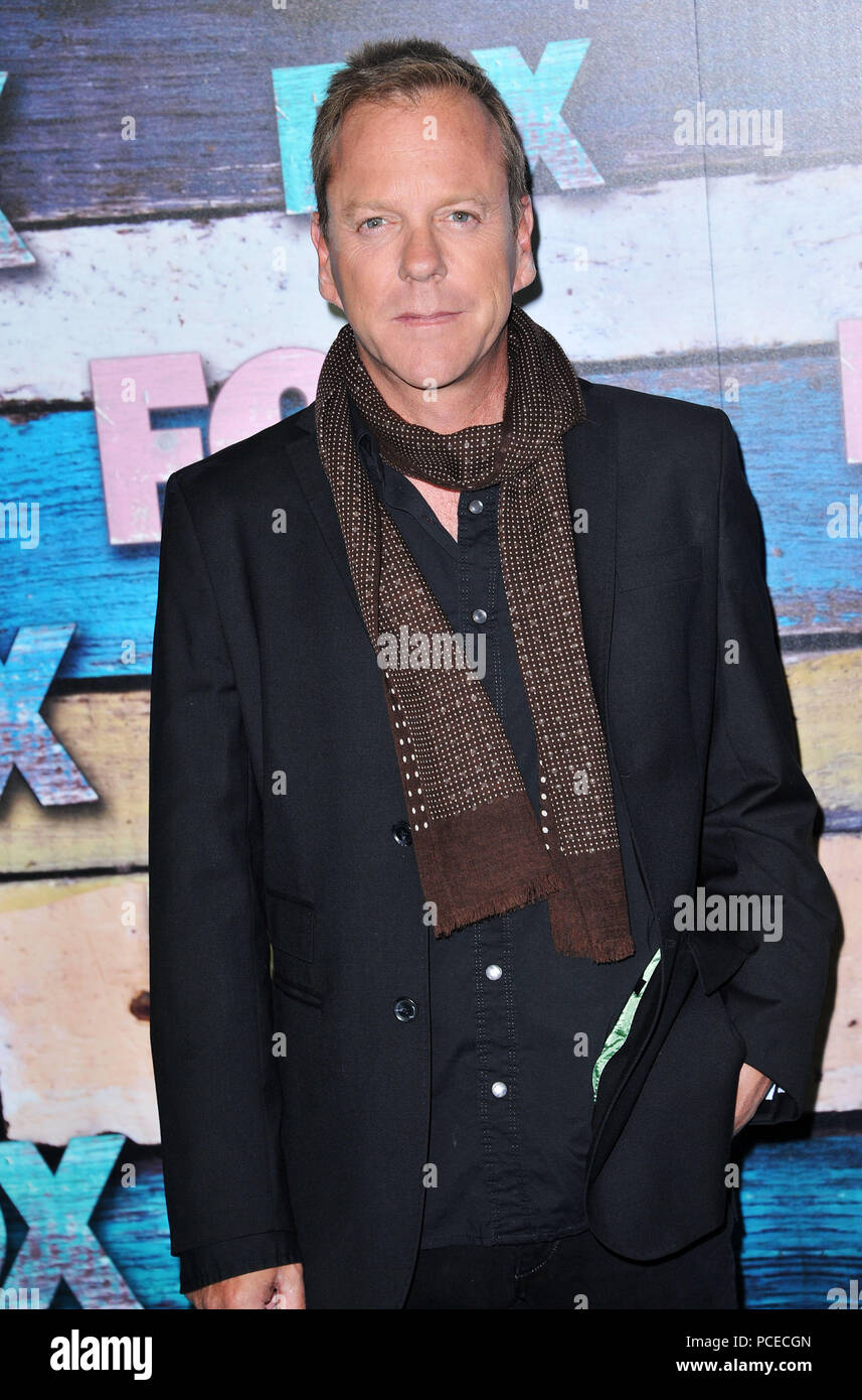 Kiefer Sutherland at FOX All Star Party 2012 in Los Angeles.Kiefer ...