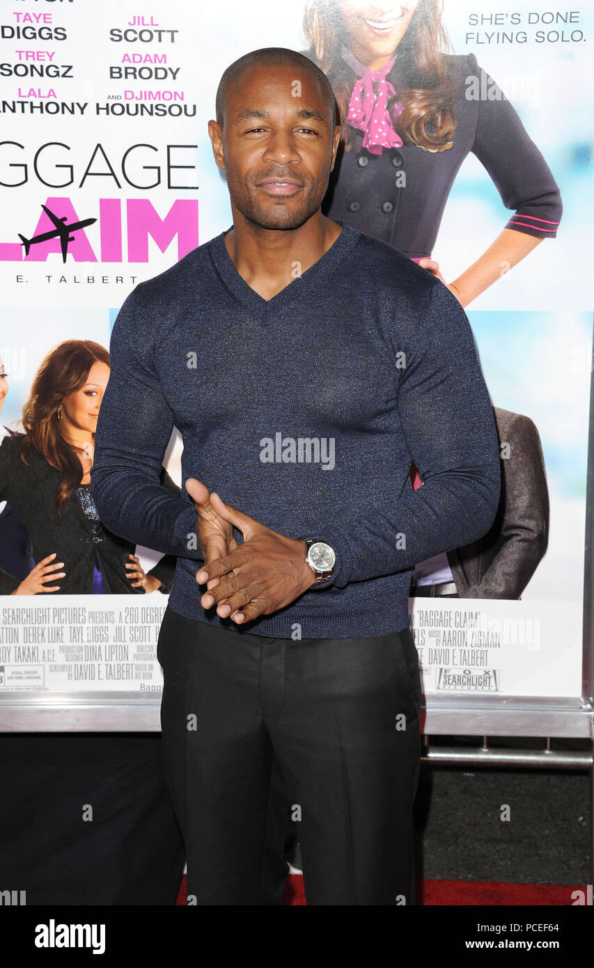 Tank arriving at the Baggage Claim Premiere at the Regal Theatre In Los ...